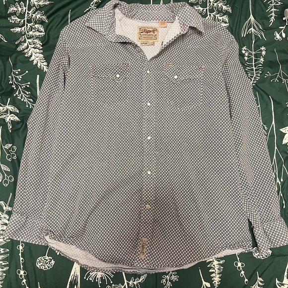 Rafter C | Shirts | Mens Rafter C Xl Pearl Snap Long Sleeve Dress Shirt ...